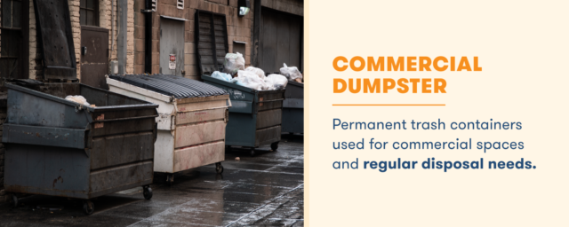 The 3 Main Types of Dumpsters Used in Construction Projects | BigRentz