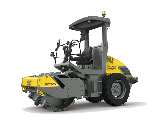 54" Single Padfoot Drum Ride-On Vibratory Roller Compactor | BigRentz