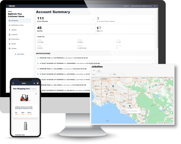 BigRentz+ | Enterprise Equipment Rental & Procurement Solutions