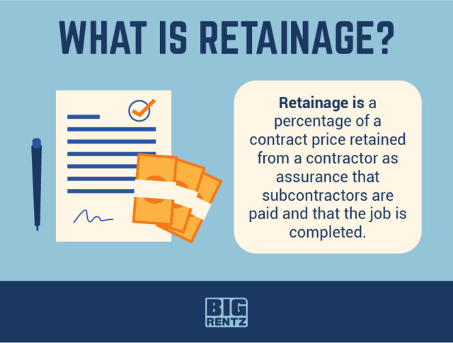 Retainage 101: What Contractors Must Know | BigRentz