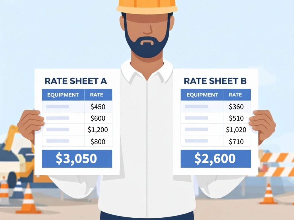 Standard Book Rates vs. Contracted Rates | BigRentz