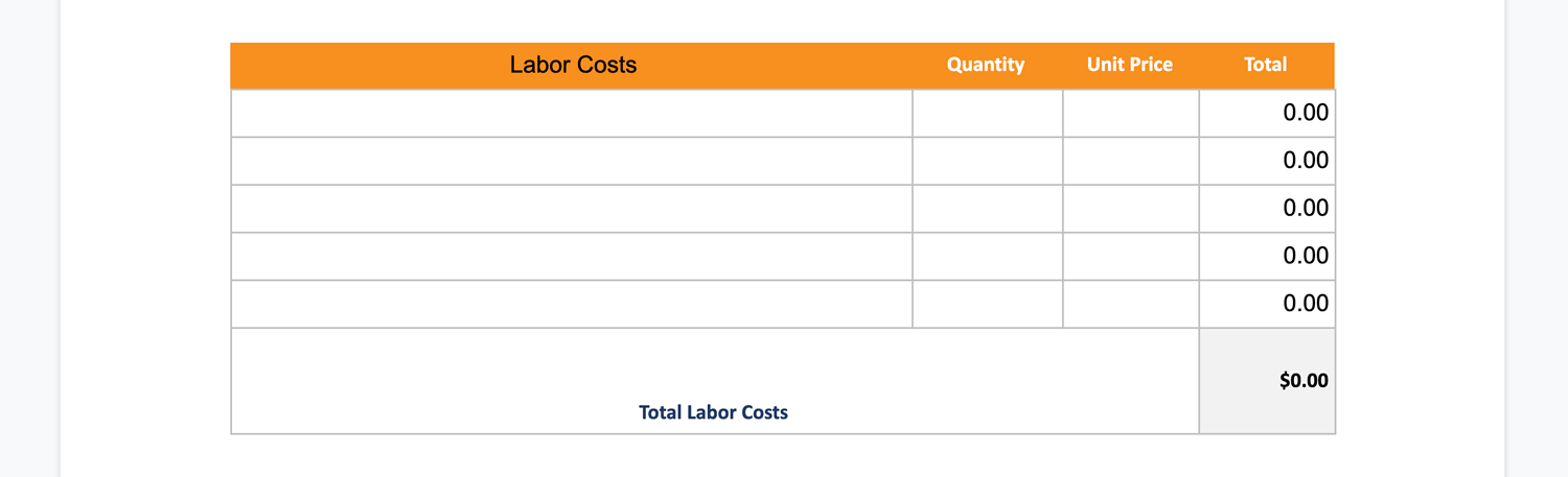 Free Construction Estimate Template | BigRentz